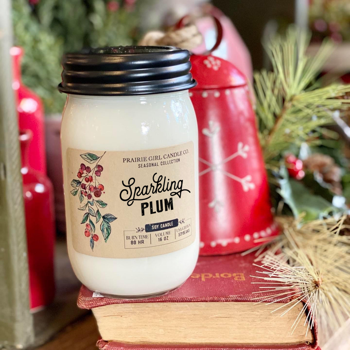 Sparkling Plum Candle – Prairie Girl Candle Co